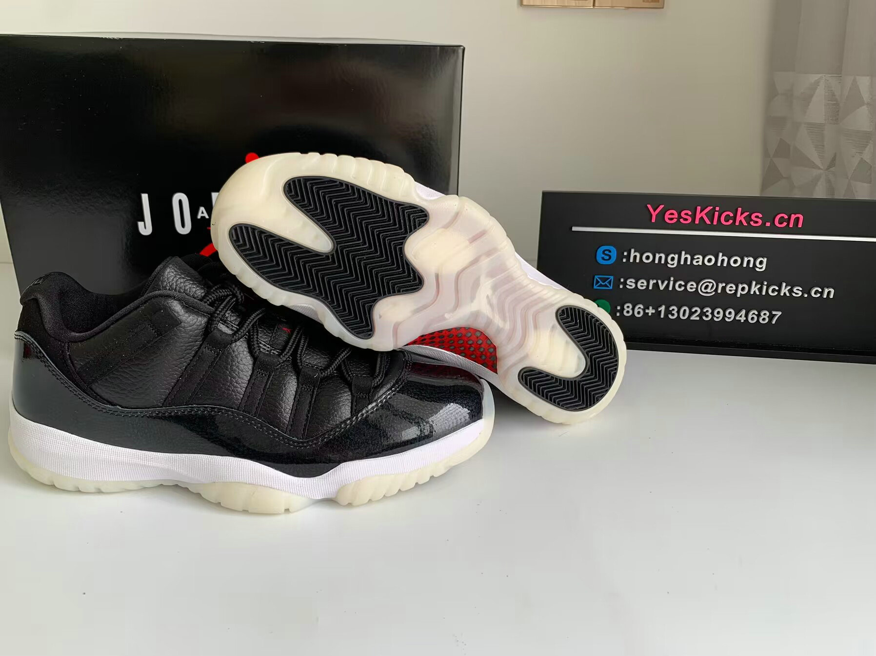US$ 155.00 - Authentic Air Jordan 11 Low “72-10” - www.yeskicks.cn